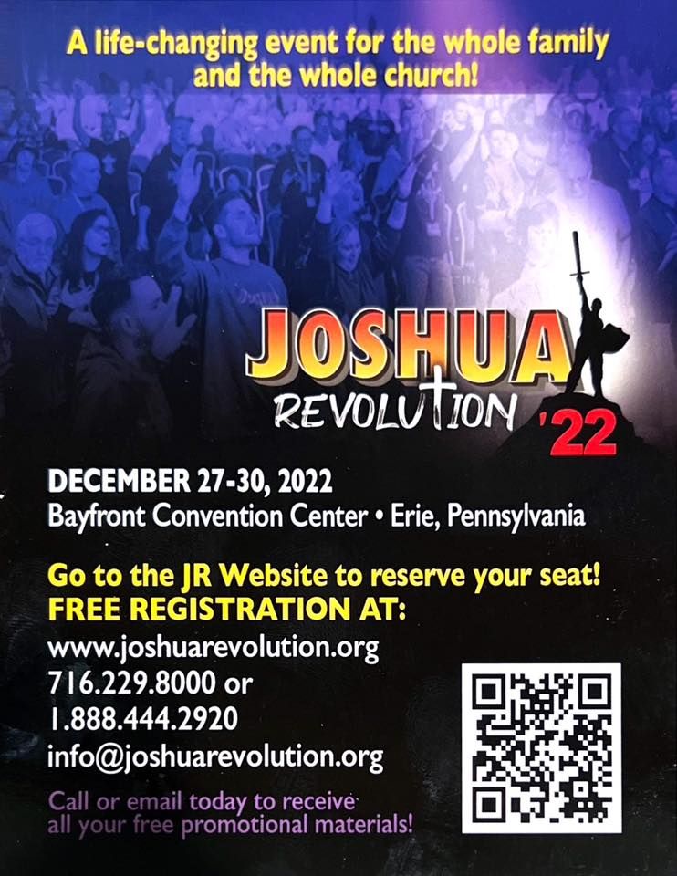 JOSHUA REVOLUTION 22 | Bayfront Convention Center, Erie, PA | December ...