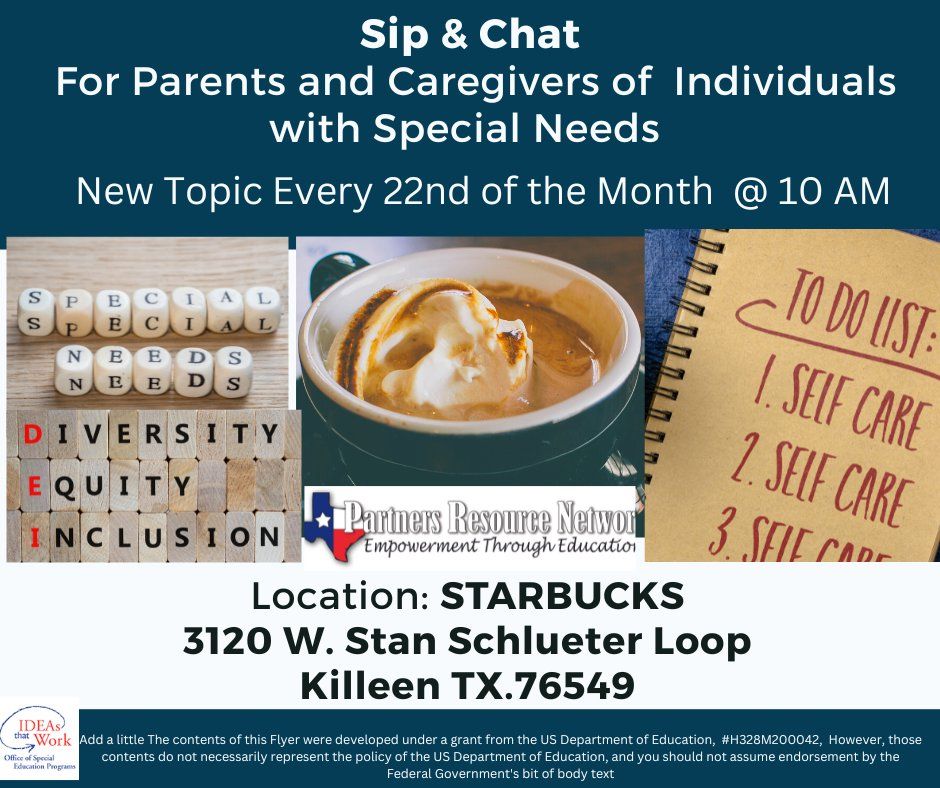 Sip & Chat Top 10 Basics of Special Education | 3120 W Stan Schlueter ...