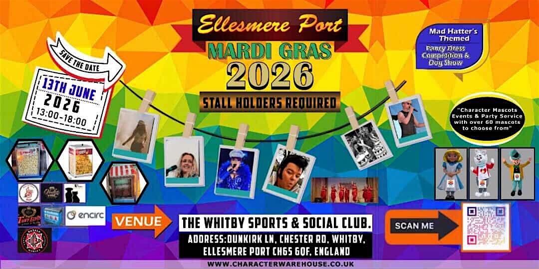 Ellesmere Port Mardi Gras 2026 at The Whitby Sports & Social Club on ...