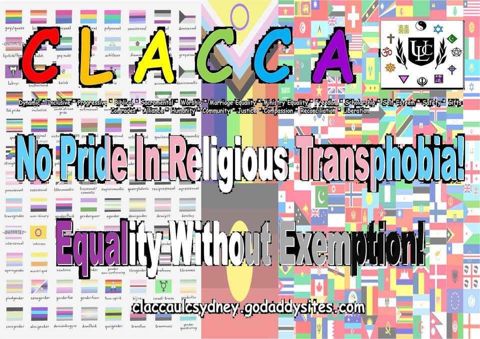 2023 No Pride in Religious Transphobia! Equality Without Exemption ...
