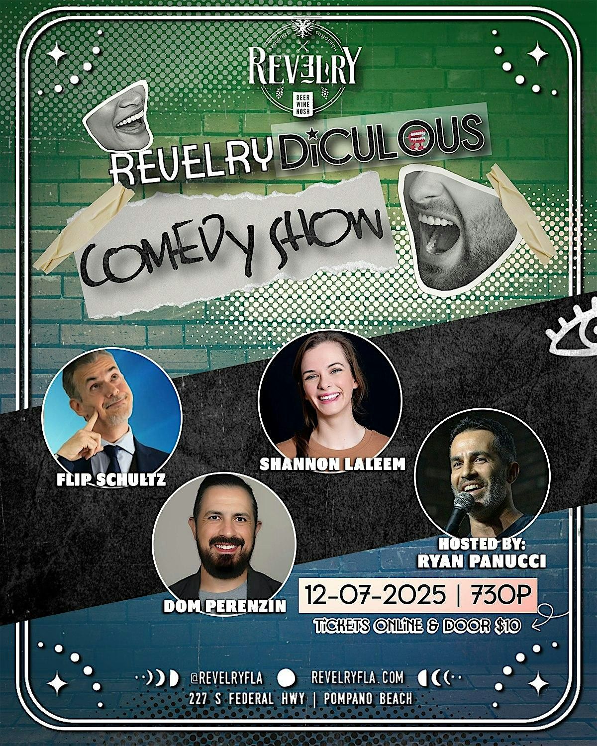Revelry-diculous Comedy Show at Revelry, S Federal Hwy, Pompano Beach ...