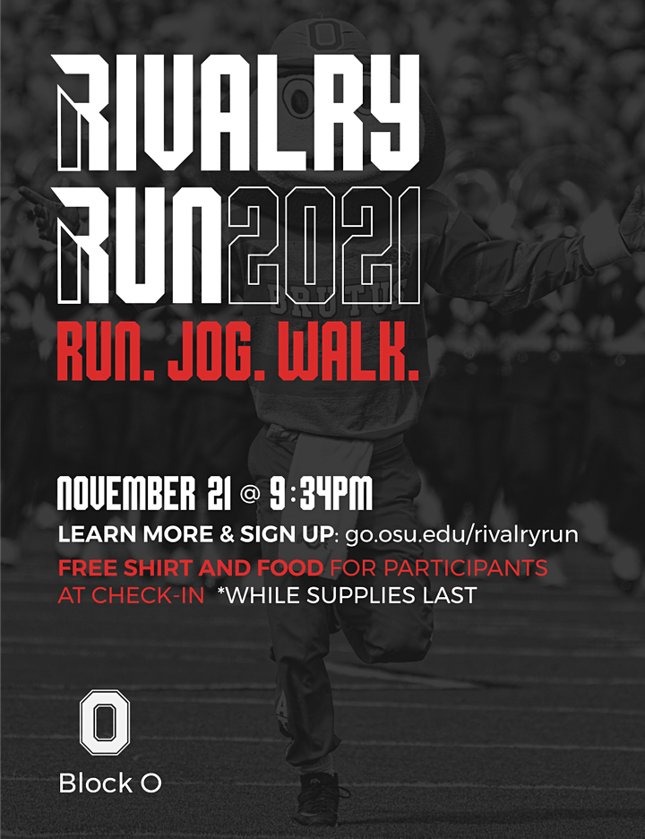 Rivalry Run at The Ohio State University RPAC, Columbus on 21st ...