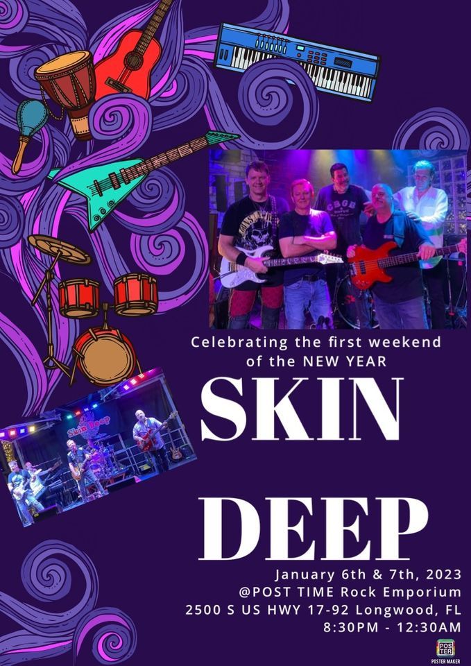 SKIN DEEP 2023 starts at Post Time Fri. & Sat. | Post Time Lounge Cafe and Patio, Longwood, FL ...
