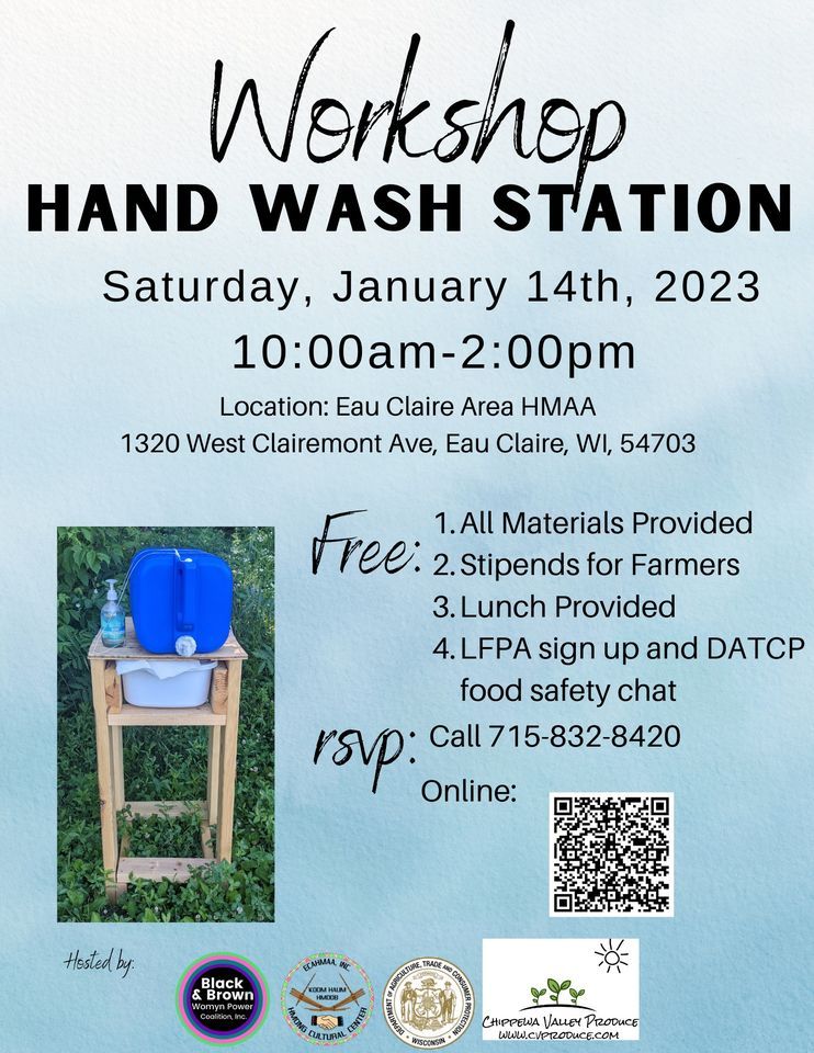 How to Build a Hand Washing Station Workshop at Eau Claire Area HMAA on ...