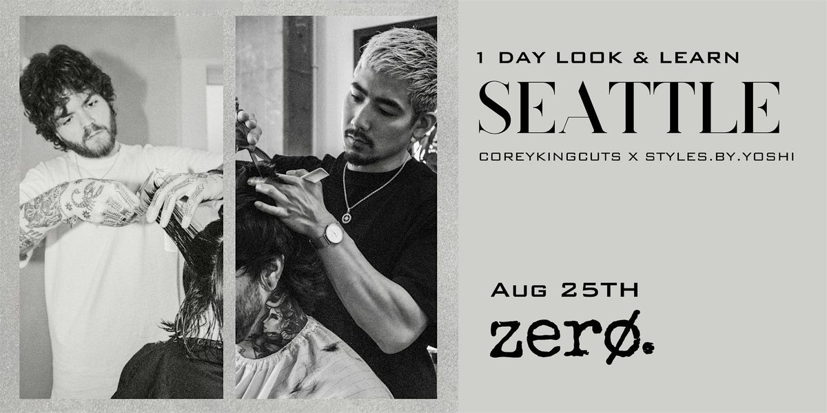 Corey King x Styles by Yoshi Look & Learn Event at zero., Seattle on ...