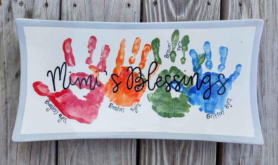 Handprint Party with Custom Creations by Lora at Julianne Hansen Fine ...