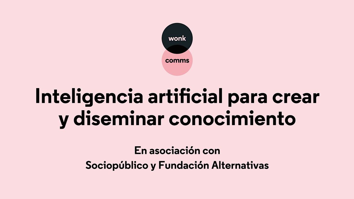 Inteligencia artificial para crear y diseminar conocimiento at ...