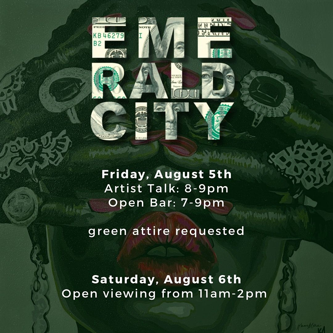 Emerald City Solo Art Exhibition by Kaima Marie | Elevate Creative ...