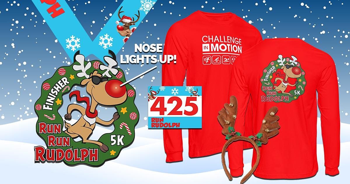 2021 Run Run Rudolph Virtual 5k Run Walk - Hartford at New York, New ...