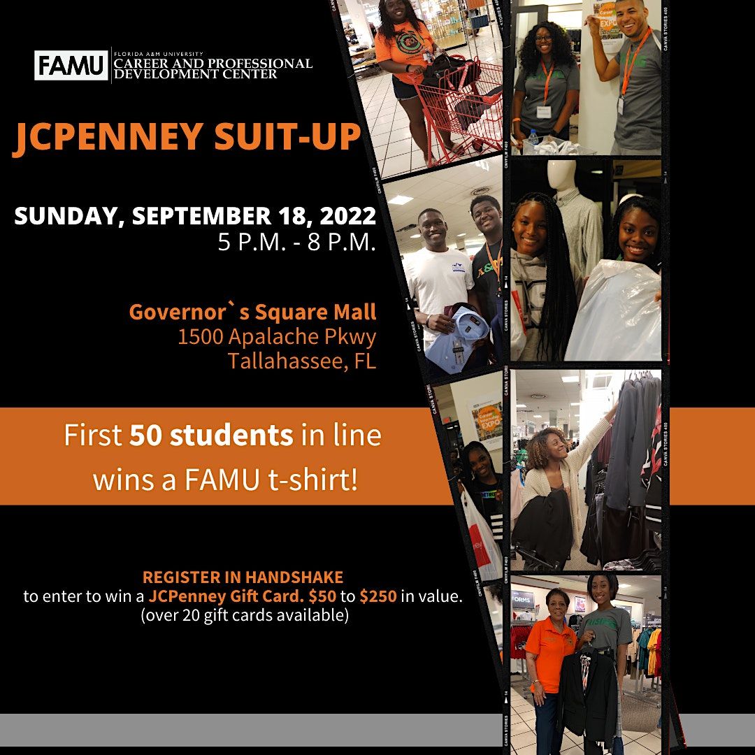 FAMU JCPenney Suit-up Event - Fall 2022 | JCPenney - Governors Square ...