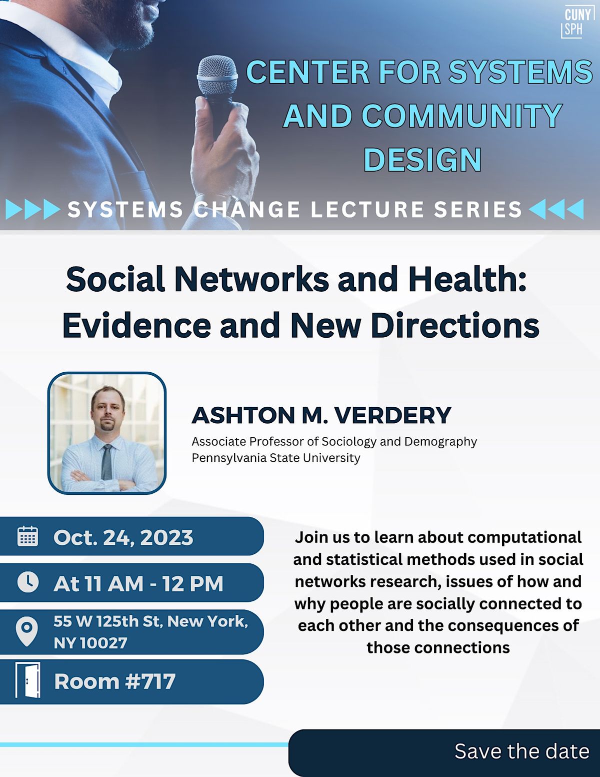 Social Networks and Health: Evidence and New Directions | CUNY Graduate ...