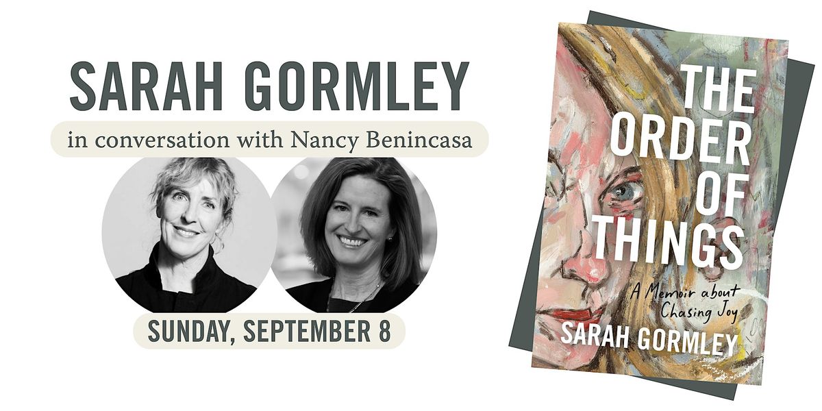 Author Talk: Sarah Gormley in Conversation with Nancy Benincasa at ...