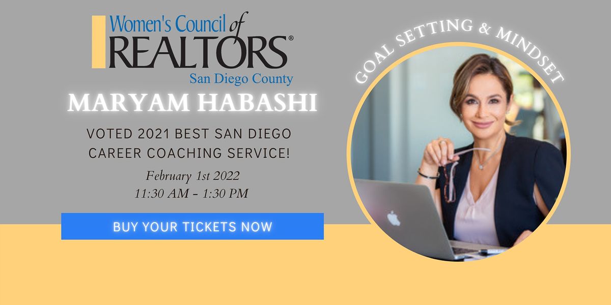 Start your 2022 with Goal Setting and Mindset with Coach Maryam Habashi ...