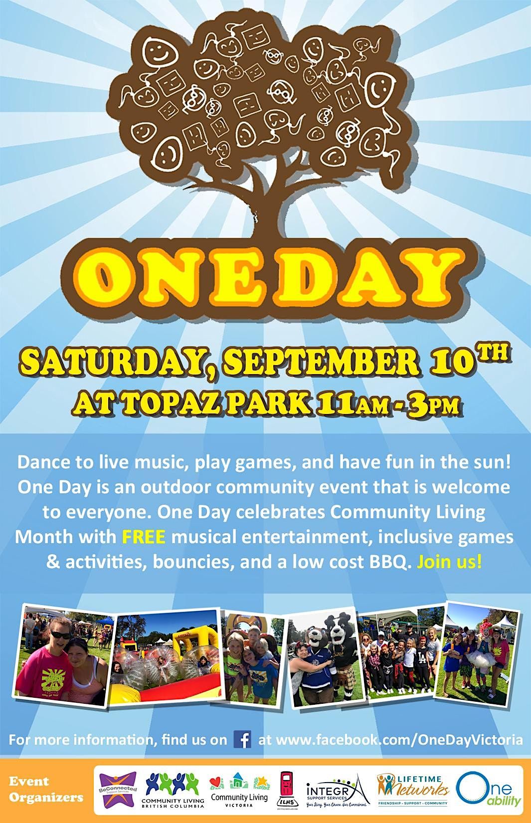 OneDay Community Event at Topaz Park, Victoria on 10th September, 2022