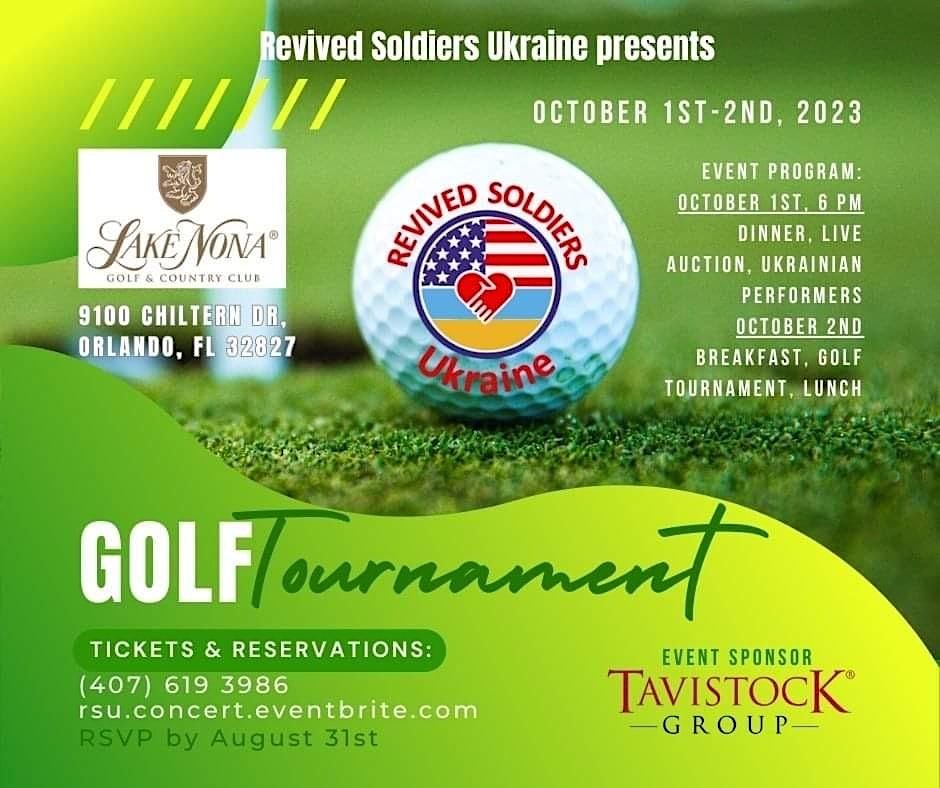 Charity Golf Tournament at Lake Nona Club by Revived Soldiers Ukraine ...