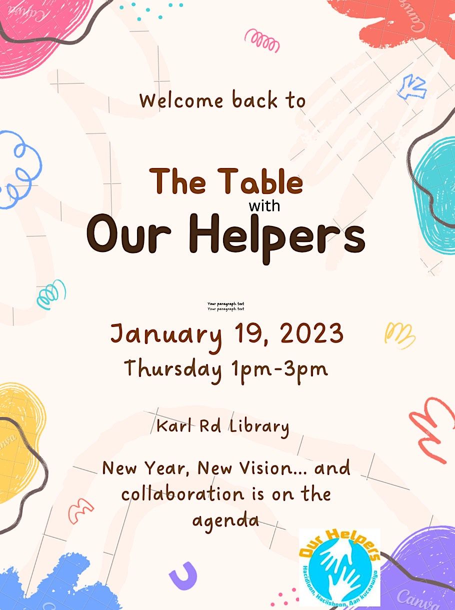Back to the Table | Columbus Metropolitan Library: Karl Road Branch ...