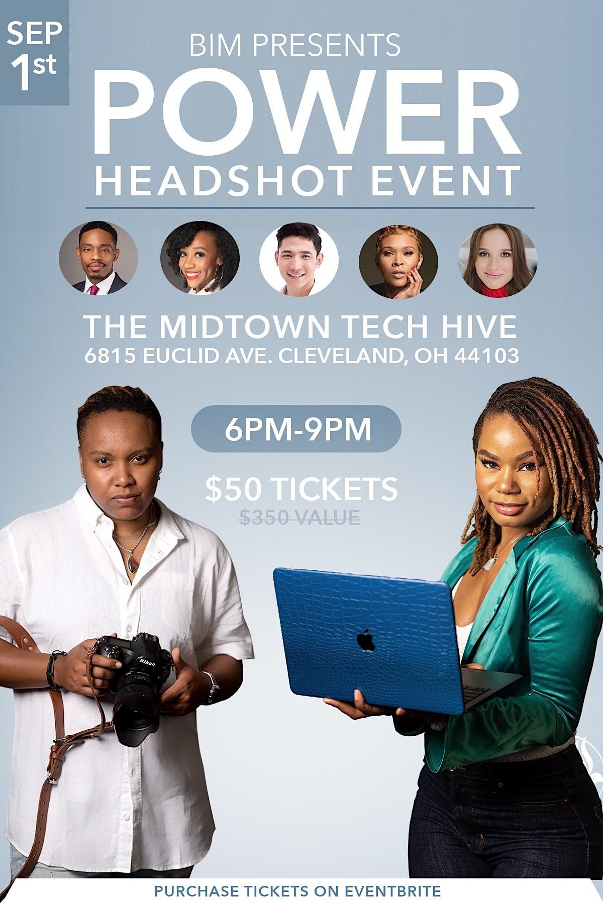 BIM POWER HEADSHOTS | The MidTown Tech Hive, Cleveland, OH | September ...