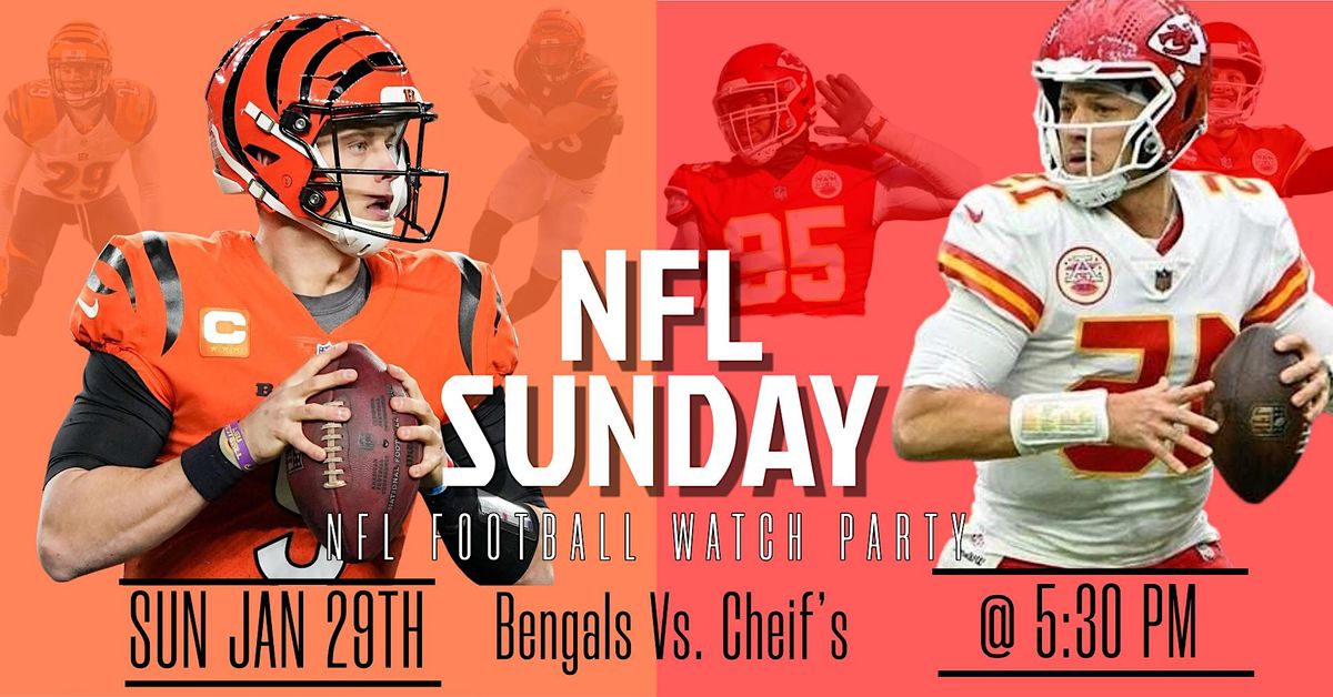 Chiefs vs Bengals Playoff Football Watch Party (Sunday) at The Revel ...