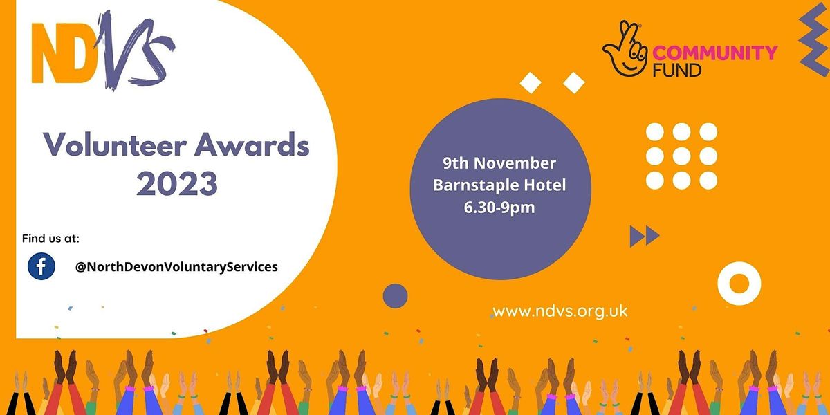 NDVS Annual Volunteer Awards 2023 | The Barnstaple Hotel | November 9, 2023