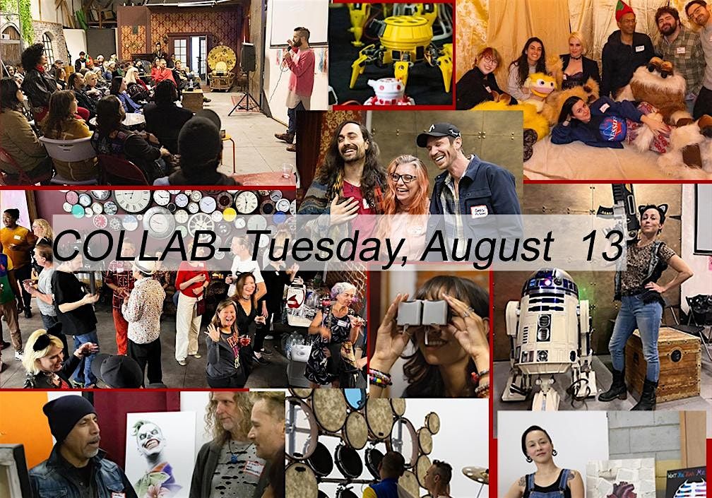 LAs Favorite Art Salon and Creative Mixer! Collab for August 2024 at ...