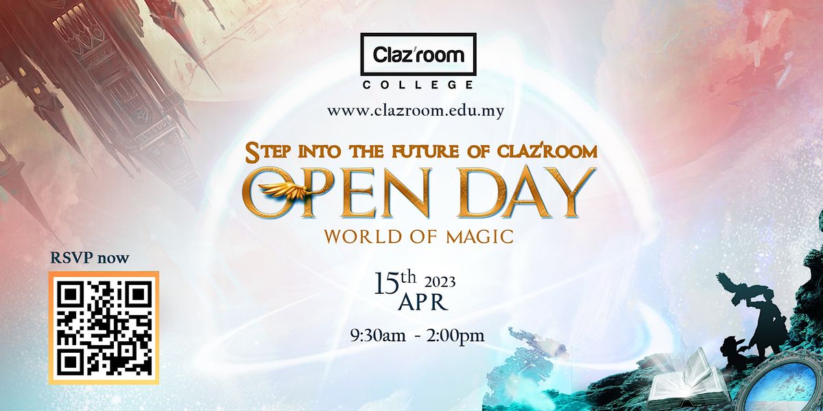 Step into the future of Clazroom Open Day: World of Magic at Claz'room ...