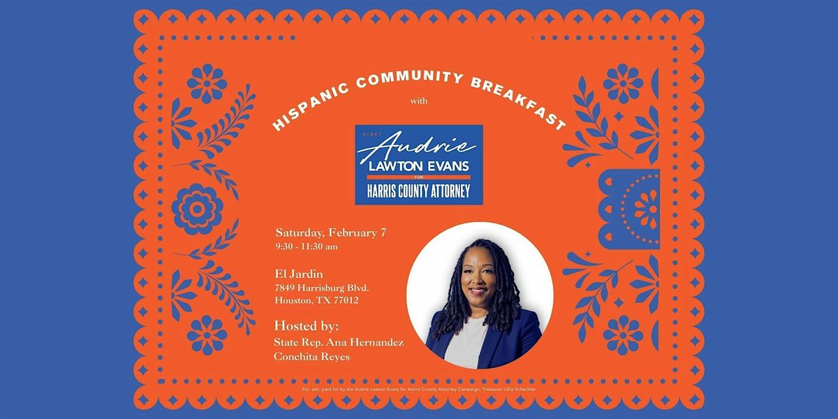 Audrie Lawton Evans for Harris County Attorney Community Breakfast at ...