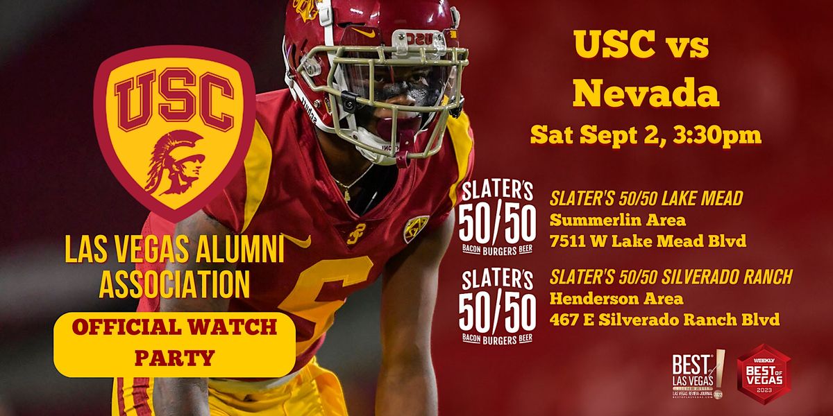 USC Trojans Las Vegas Official Watch Party (Henderson Area) | Slater's ...
