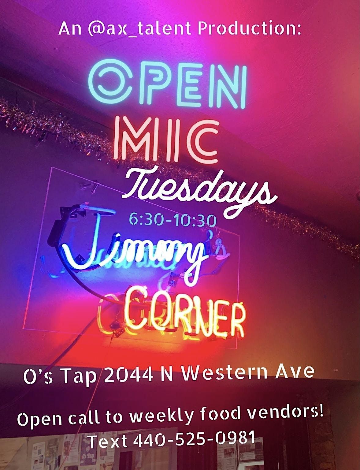 Open Mic Tuesdays and Food Pop up at Os Tap! | 2044 N Western Ave ...