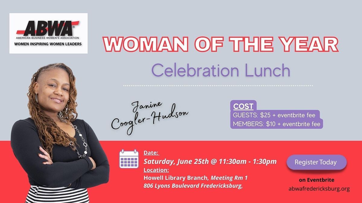 ABWA Women Inspiring Women Leaders Women of the Year Celebration Lunch ...