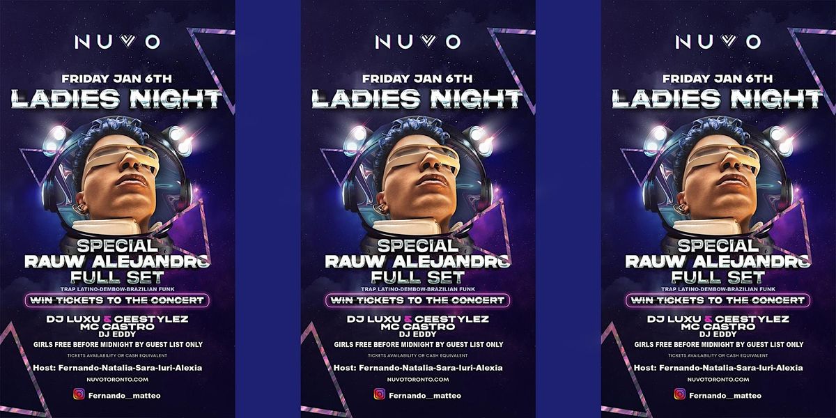 Girls Night out | Nuvo Toronto | January 6 to January 7