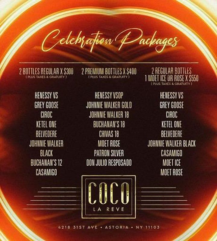 Coco La Reve Saturday Nights General Admission 2022 | Coco La Reve ...