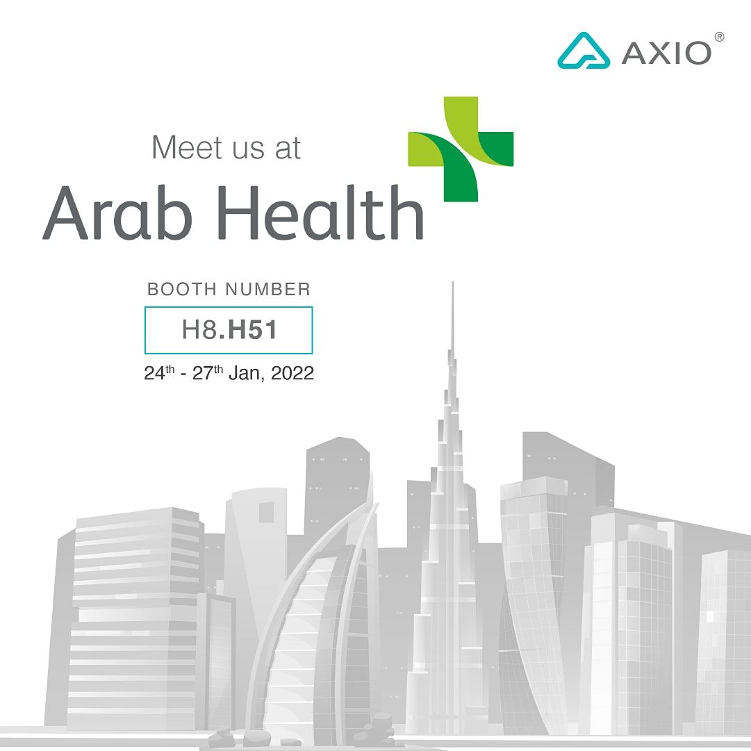 Arab Health X Axio Biosolutions | Dubai | January 24 to January 27
