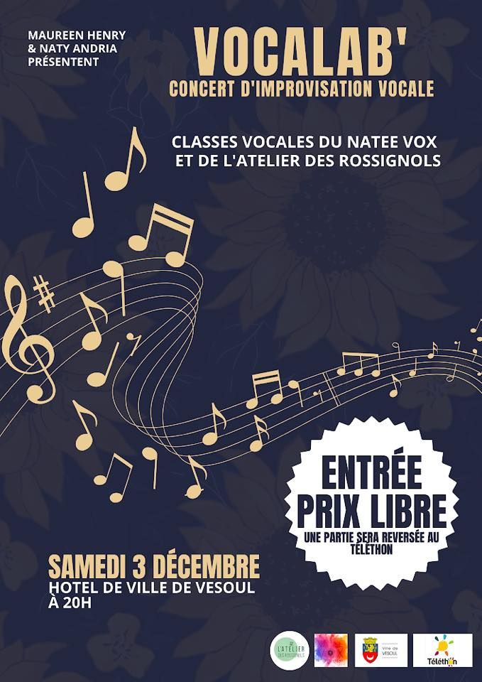 VOCALAB | Hôtel de ville de Vesoul, Montbeliard, FC | December 3, 2022