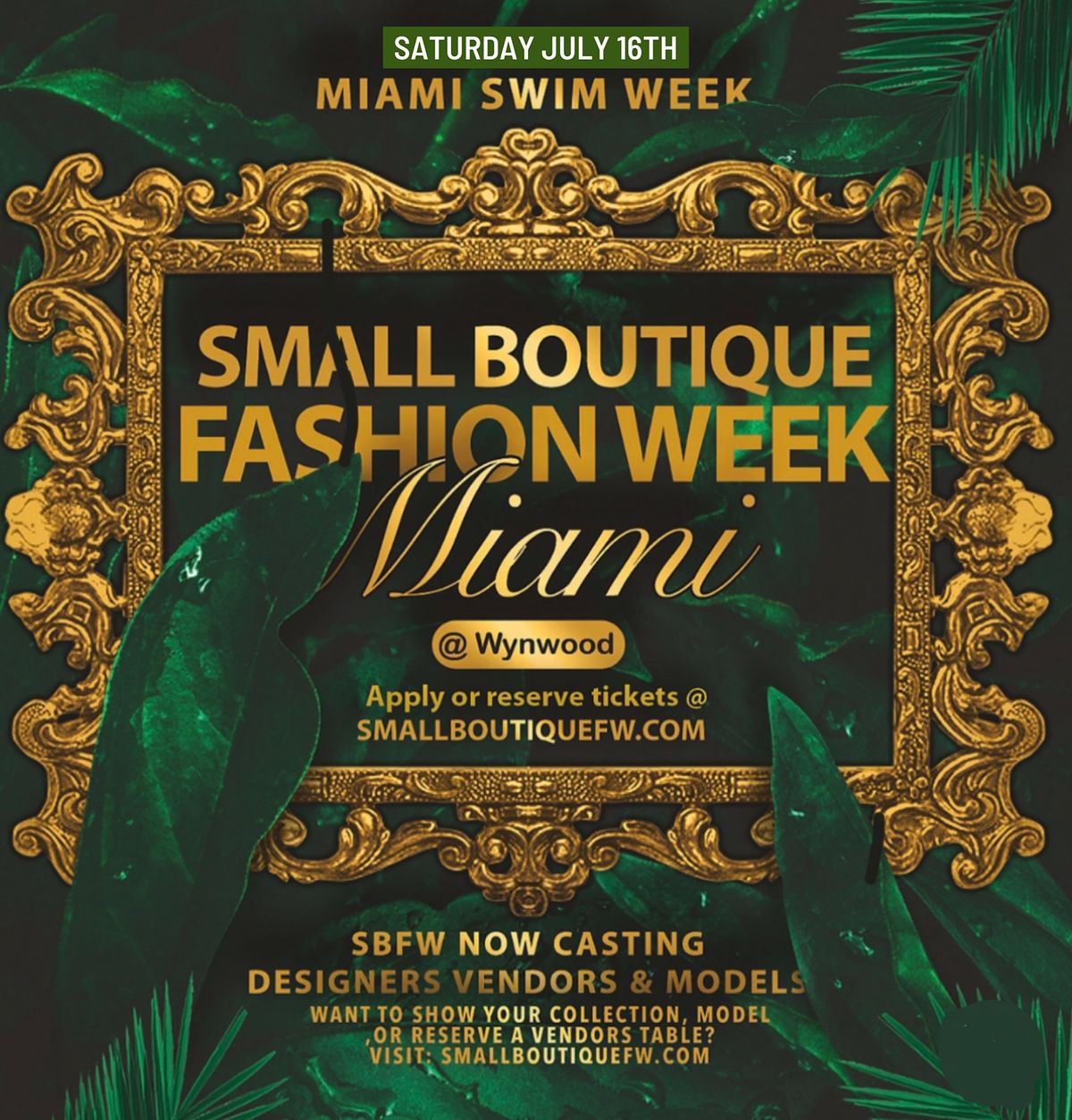 SBFW Miami Swim Week Season #3 | 125 SW North River Dr, Miami, FL ...