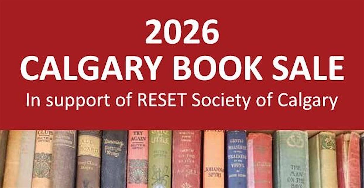 Calgary Book Sale at 1235 26 Ave SE, Calgary on 30th April, 2026