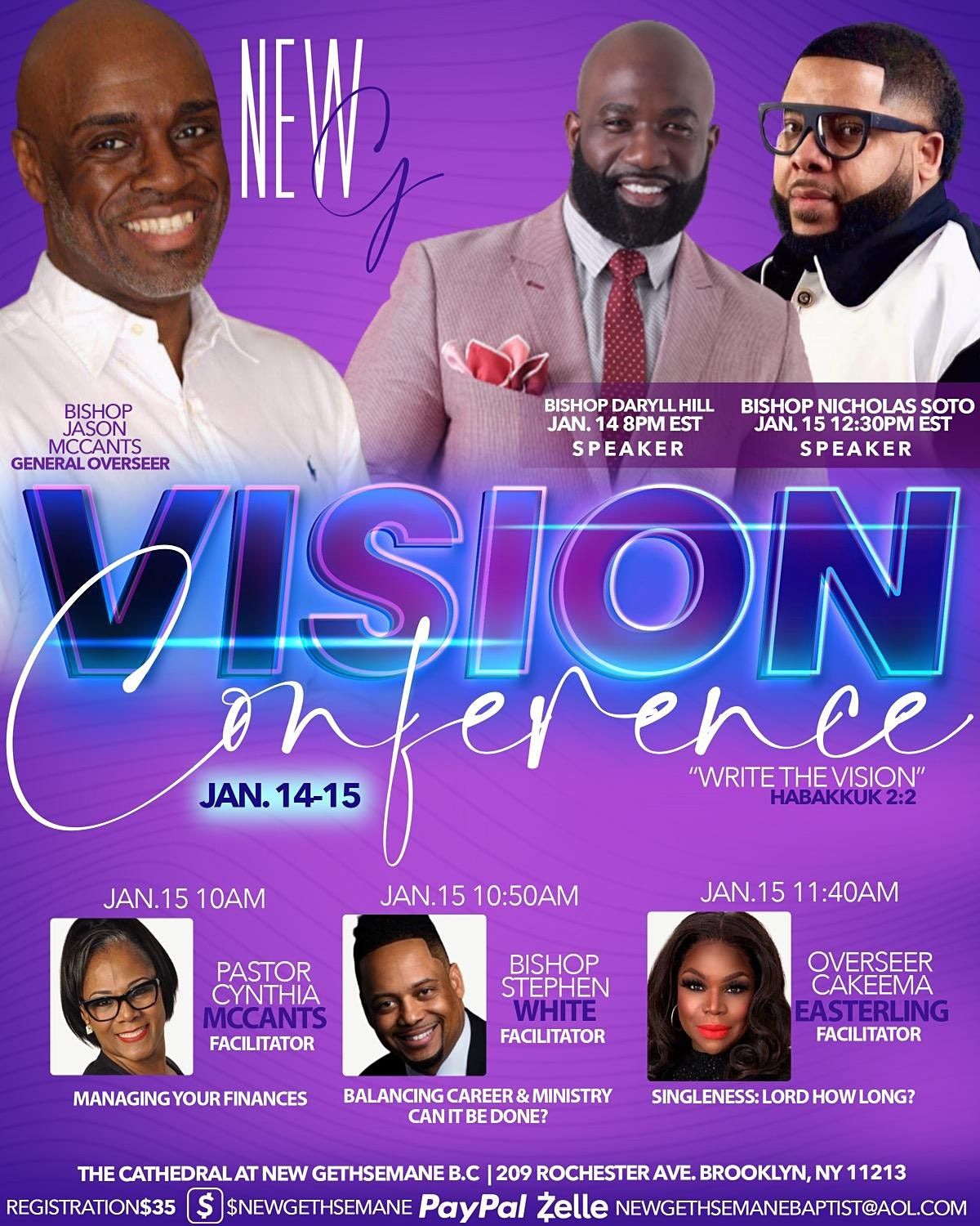 Vision Conference 2022 | The Cathedral at New Gethsemane Baptist Church ...