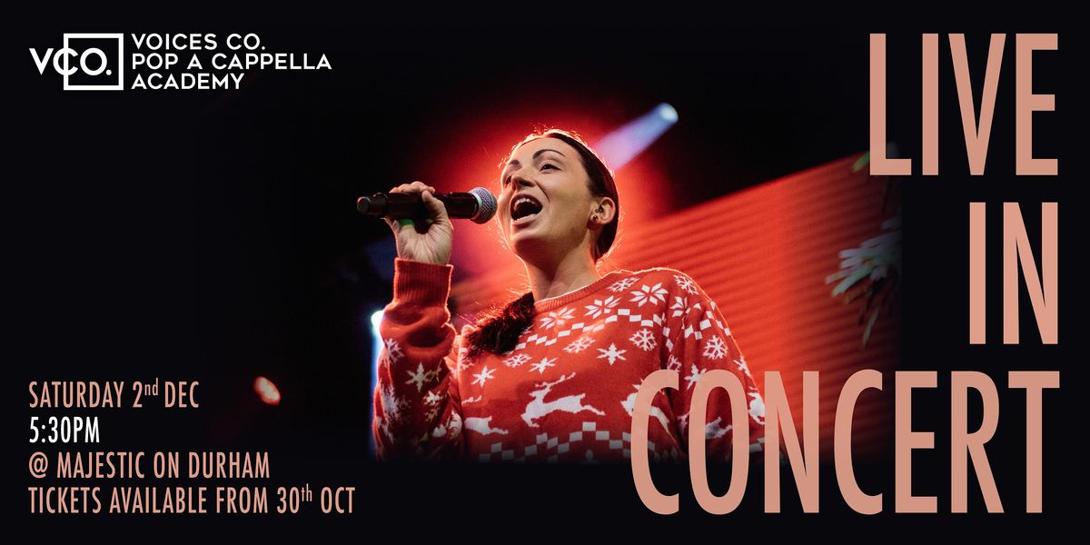 Voices Co. Live In Concert 2023 (5:30pm Show) | Majestic On Durham ...