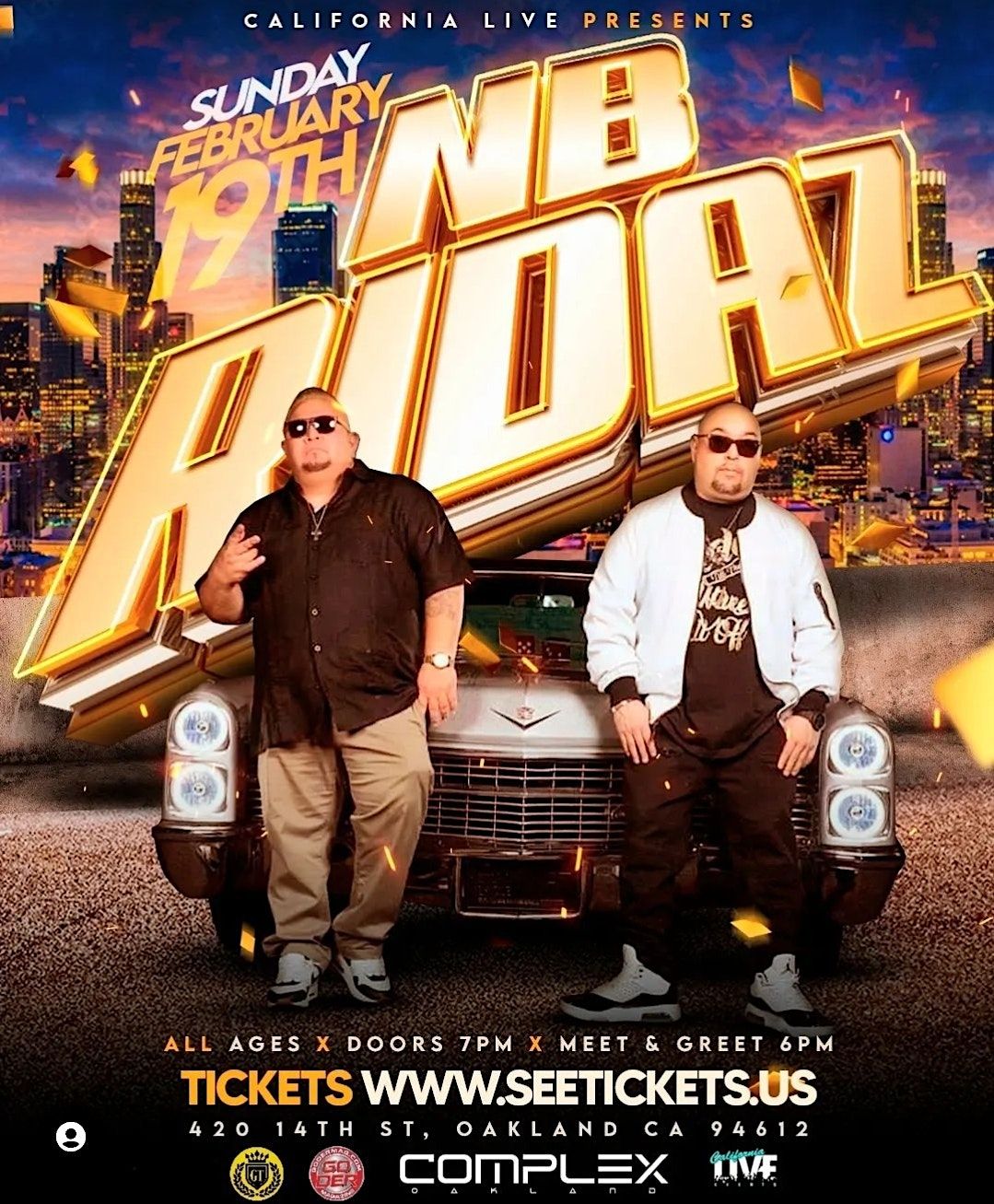 Fonzo, Nb Ridaz Live In Oakland 2.19.23 at Complex Oakland on 19th ...