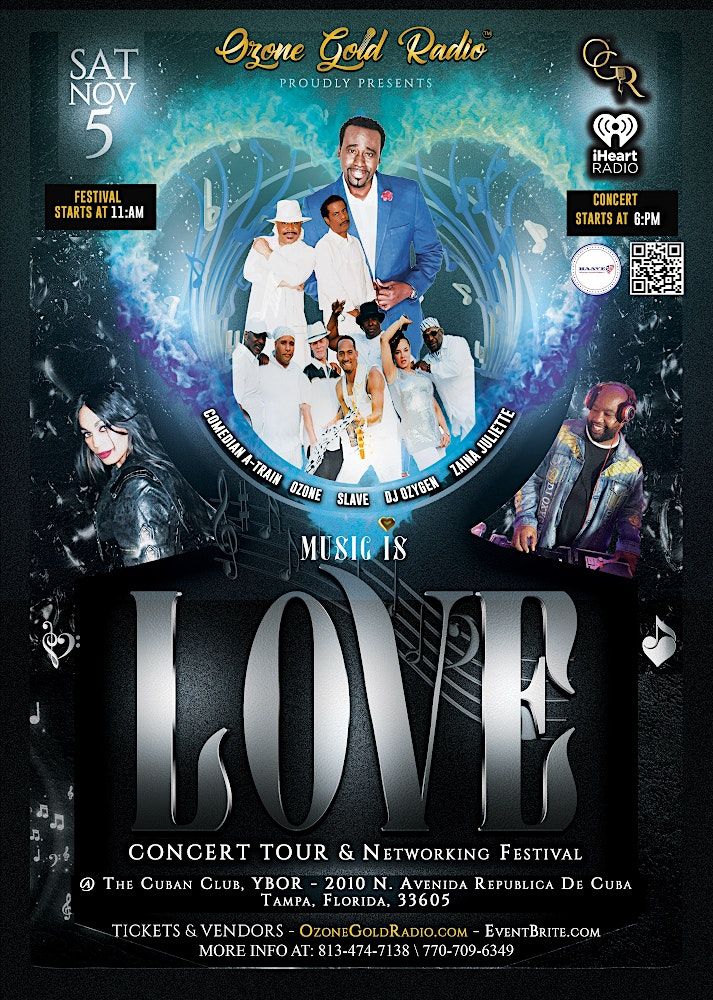 The Music is Love Concert Tour and Networking Festival | The Cuban Club ...