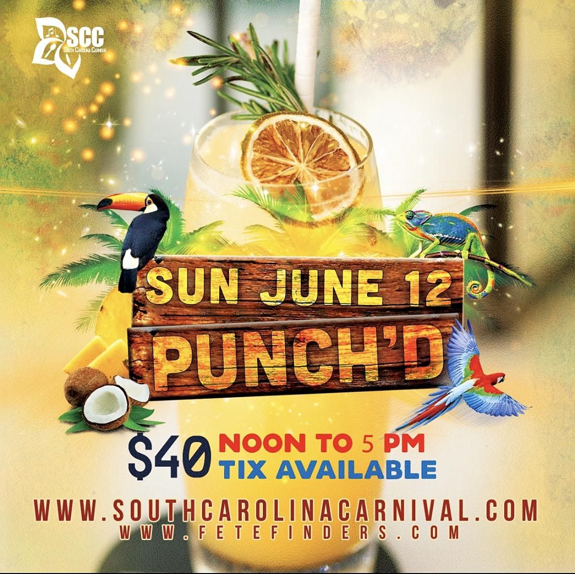 SCC PUNCHD (Day Party) at Robert Mills House and Gardens, Columbia on ...