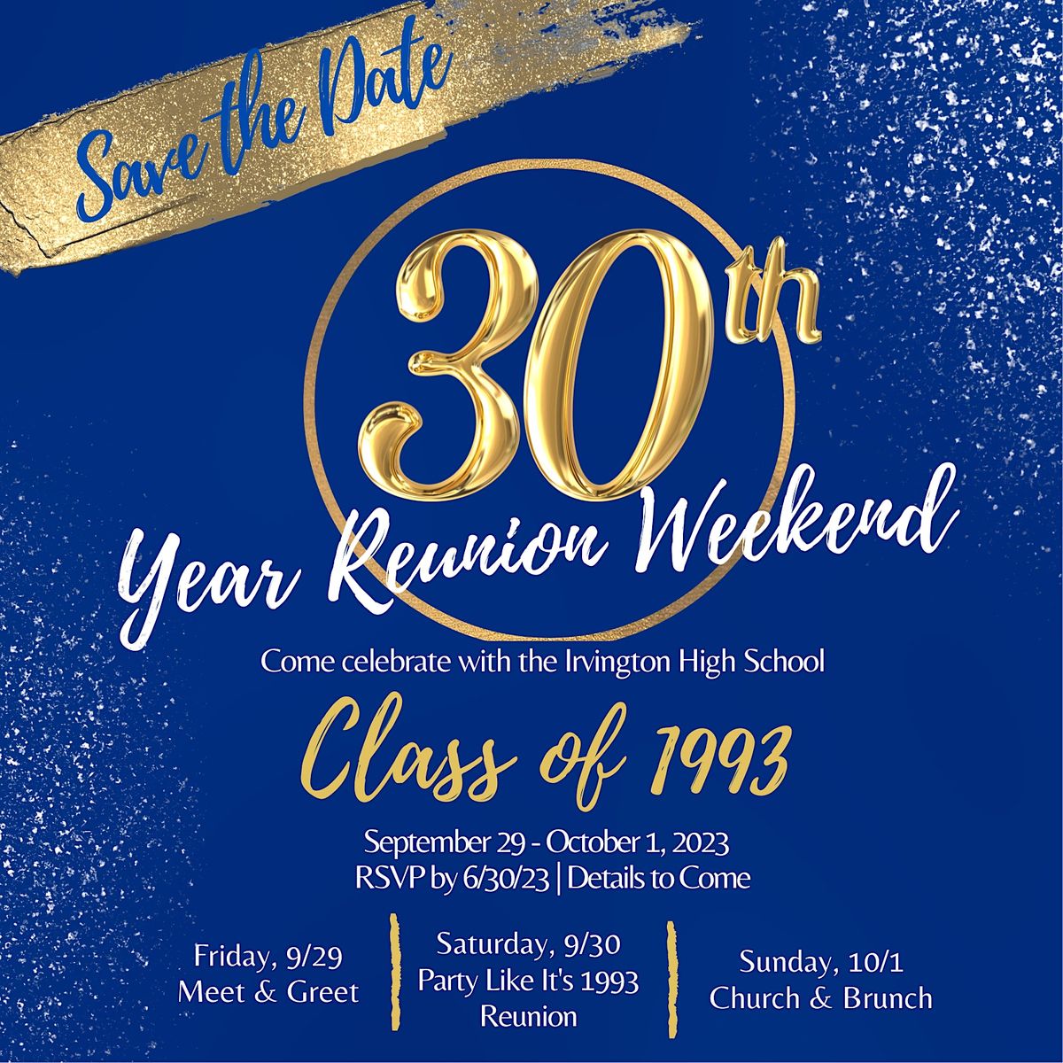 Irvington High School Class of 1993 30th Year Reunion Weekend at ...