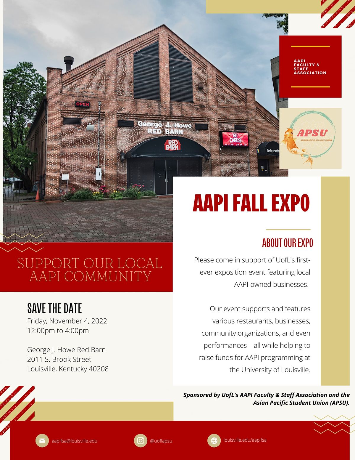 2022 AAPI Fall Expo | Red Barn, Louisville, KY | November 4, 2022