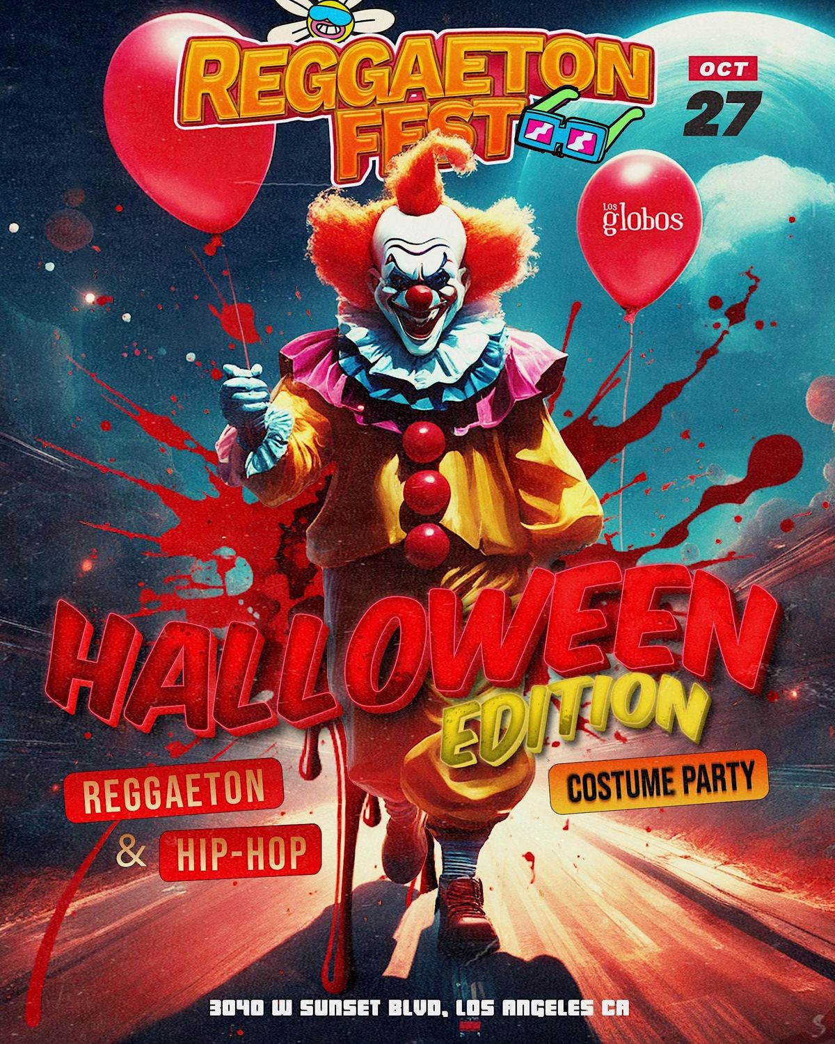 18 + FRIDAY OCT 27TH REGGAETON FEST@ FIEL FRIDAYS LOS GLOBOS at LOS ...