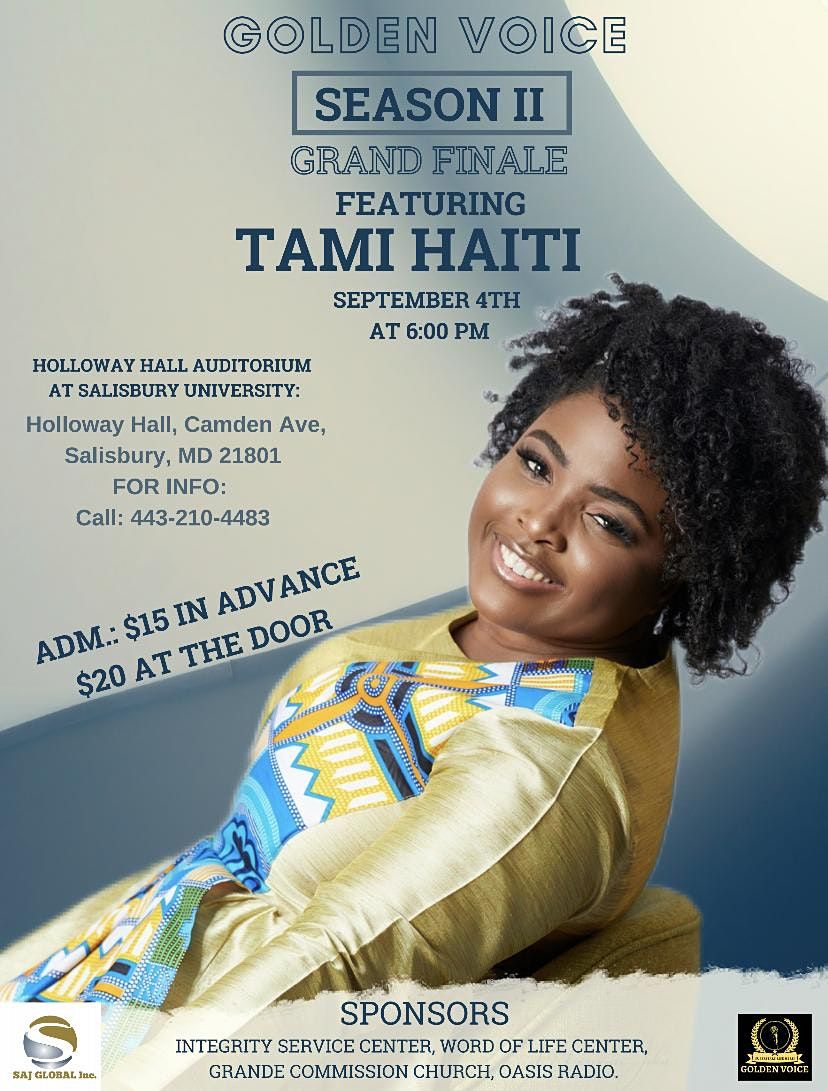 Golden Voice Grand Finale | Holloway Hall, Salisbury, MD | September 4 ...