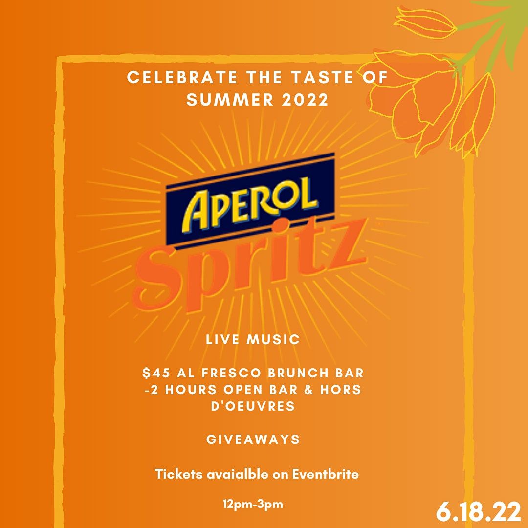 Aperol Spritz Summer Kick off | Bar Rosso, Stamford, CT | June 18, 2022