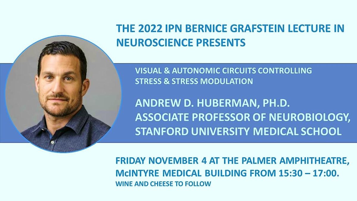 2022 Bernice Grafstein Lecture in Neurscience at McIntyre Medical ...