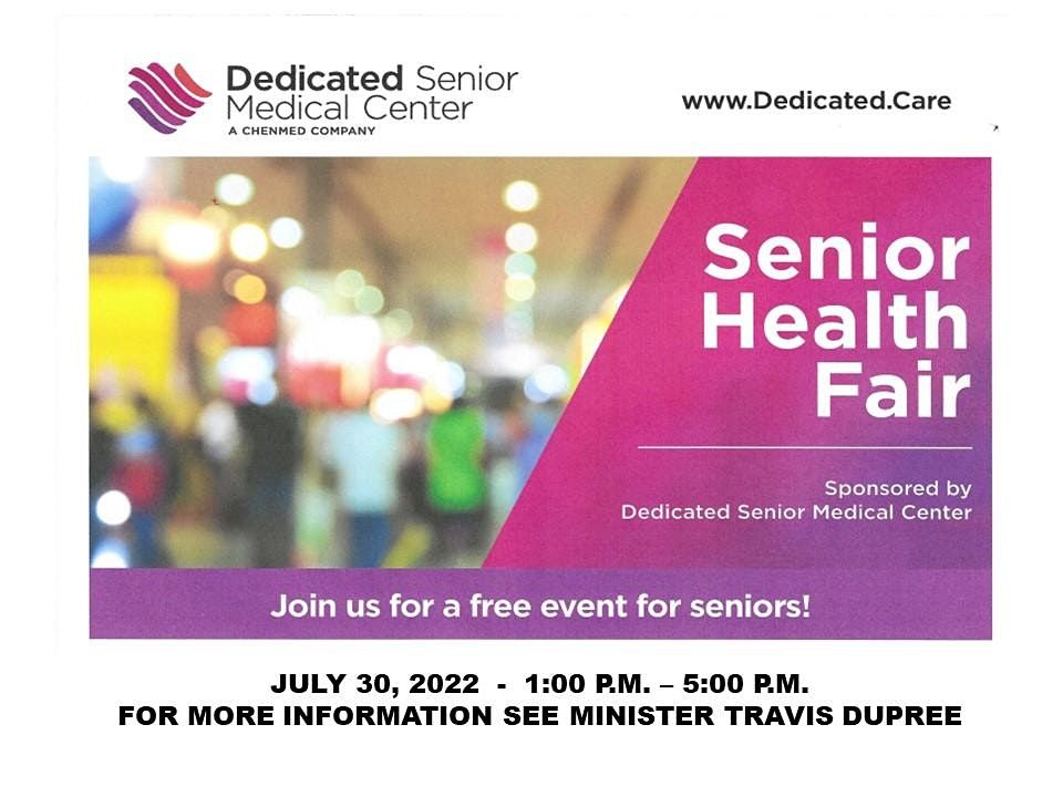 Senior Citizen Health Fair | One Church of Charlotte 8823 Albemarle Rd ...