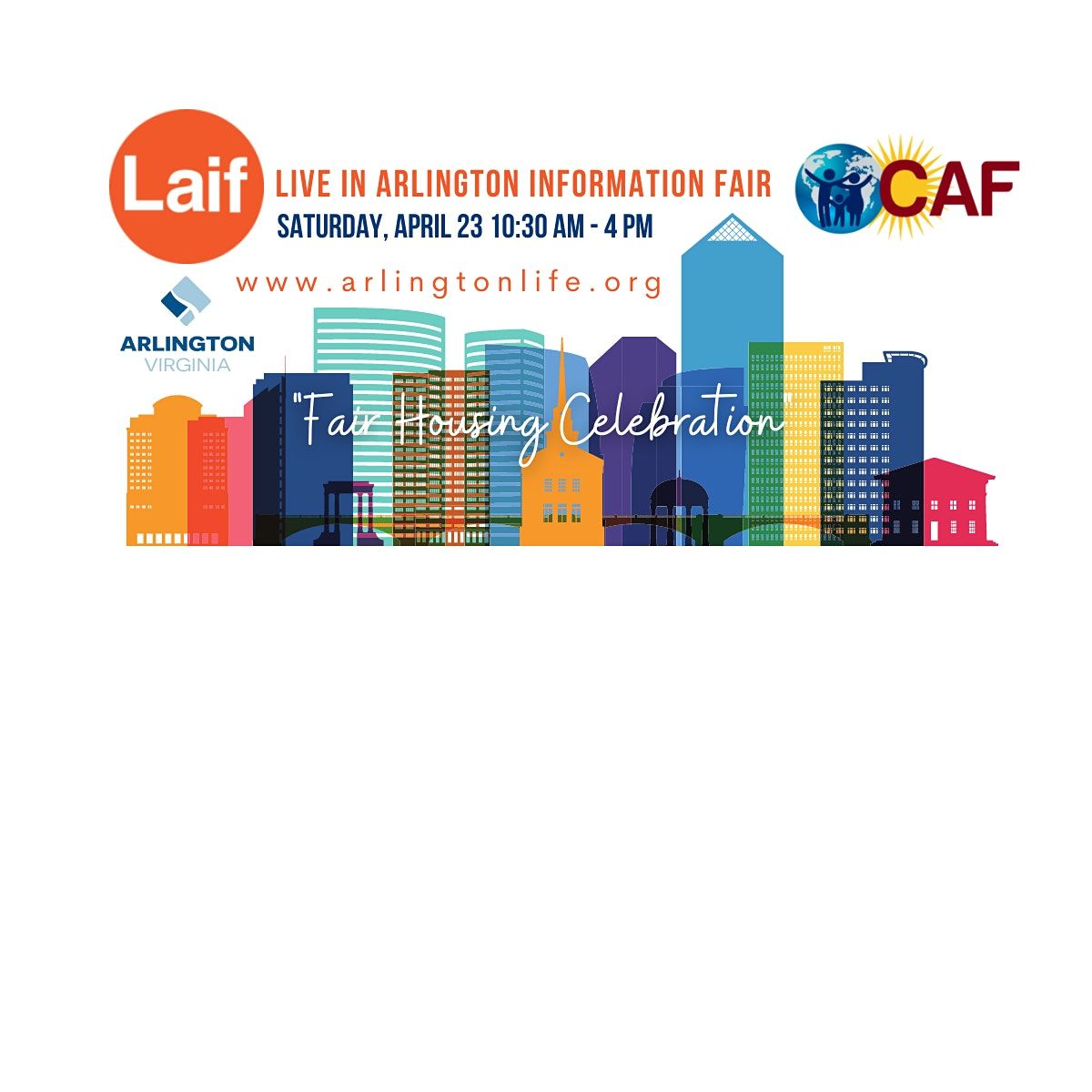 2022 LAIF Live in Arlington Information Fair at Lubber Run Community Center, Arlington on 23rd ...