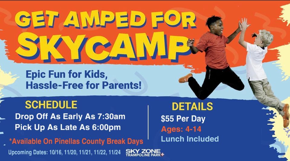 Sky Camp at Sky Zone Clearwater, Largo on 16th October, 2023