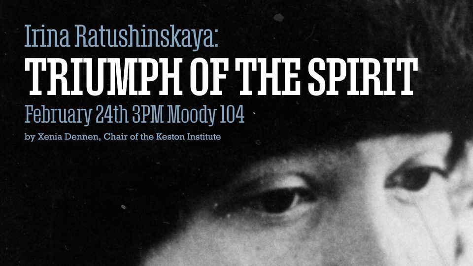 Keston Spring Lecture, "Irina Ratushinskaya: Triumph of the Spirit ...